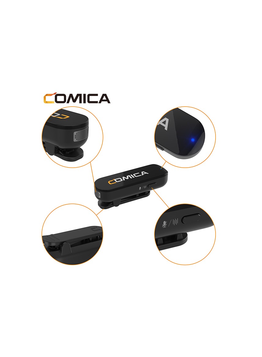 OLBAC | Comica Vimo S-MI Dual Mini Wireless Microphone IPHONE